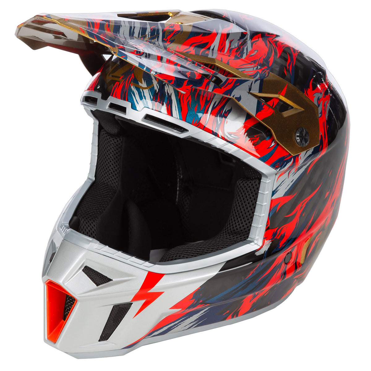 Klim F3 Carbon Pro Limited Edition Blaze Helmet — Motorcycle Gear