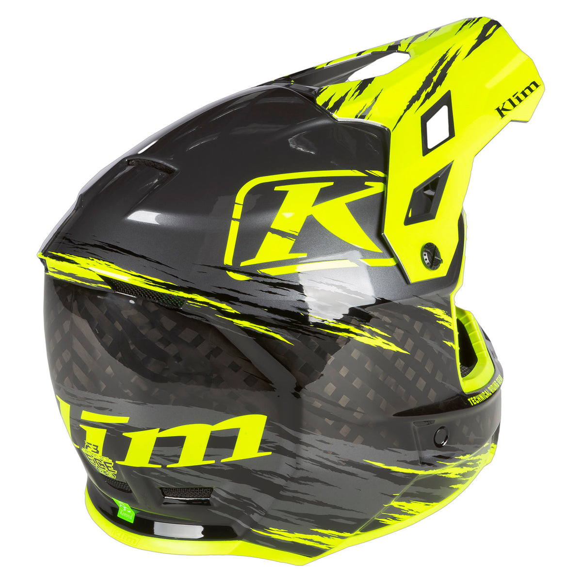 Klim F3 Carbon Pro ECE Thrashed Helmet — Motorcycle Gear