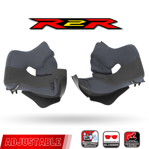R2R Cheek Pads — Motorcycle Gear