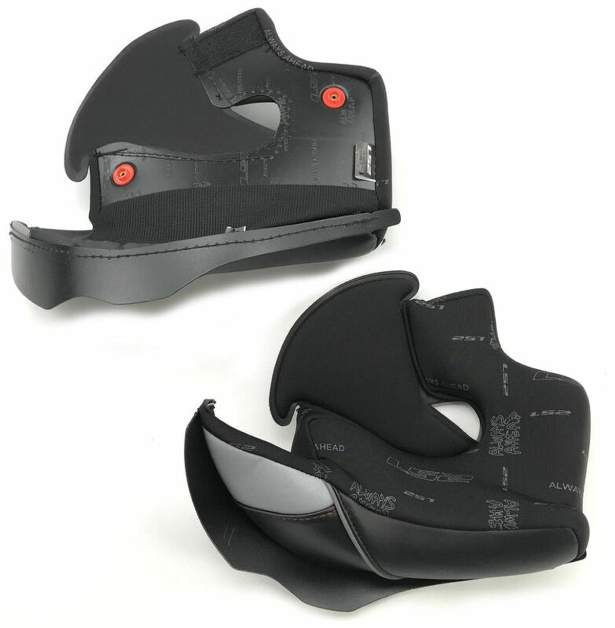 LS2 Cheek Pads for Assault Helmets ~ XXL Only — Motorcycle Gear